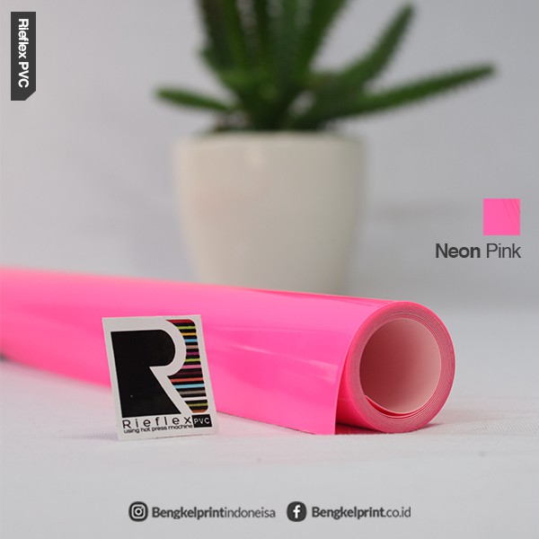 Jual Polyflex PVC Neon Pink Asli Korea (0,5meter X 1meter) | Shopee ...