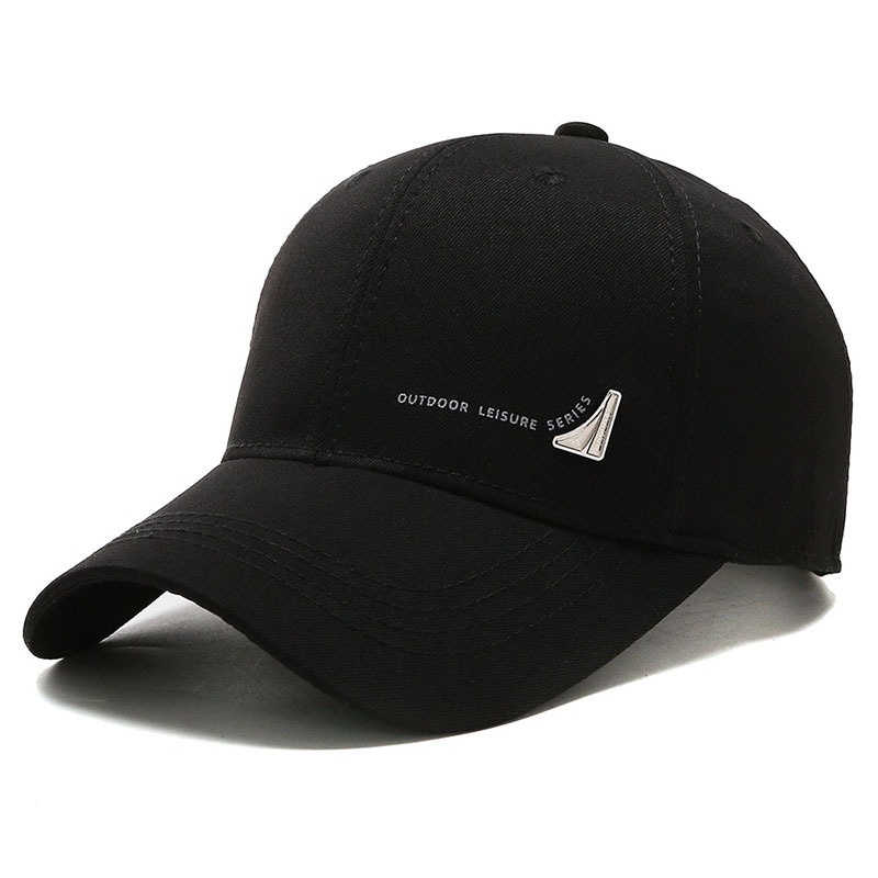 Jual [TOP092] Topi Casual Baseball Cap Outdoor Black Unisex | Shopee ...