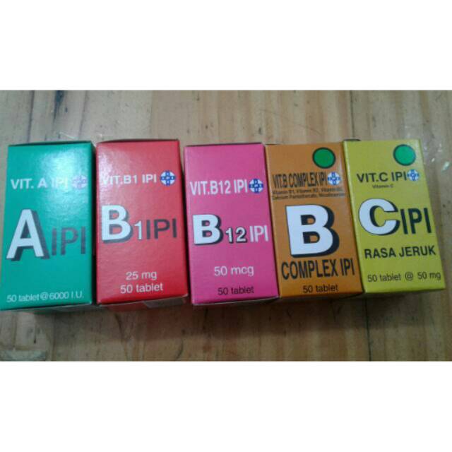 Jual Vitamin IPI / Vitamin A / Vitamin B1 / Vitamin B12 / Vitamin B ...