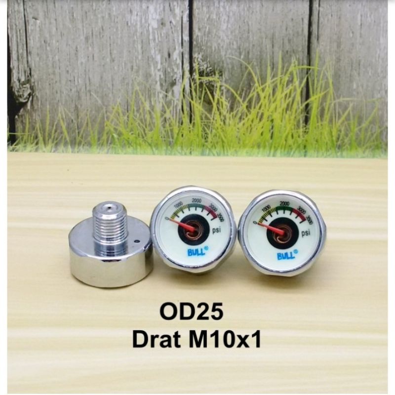 Jual MANOMETER BULL 3500psi OD 25MM | Shopee Indonesia