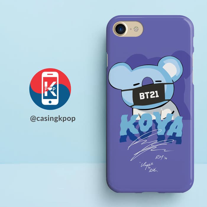 Jual Caseme casing Handphone KPOP BTS BT21 RAP MONSTER KOYA SIGN ...