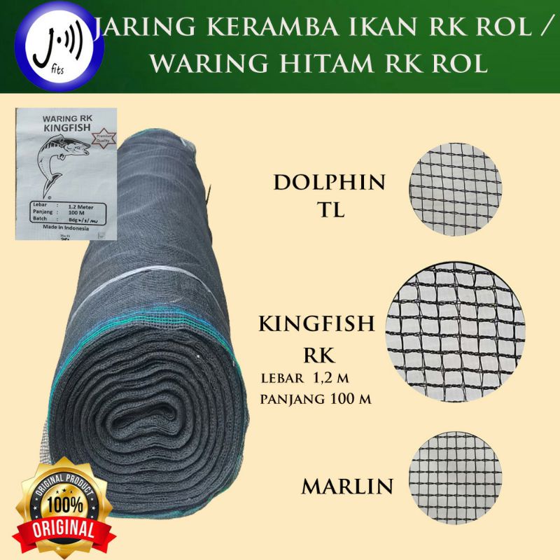 Jual Waring RK Dobel Kingfish Rol / jaring keramba ikan RK Dobel ...