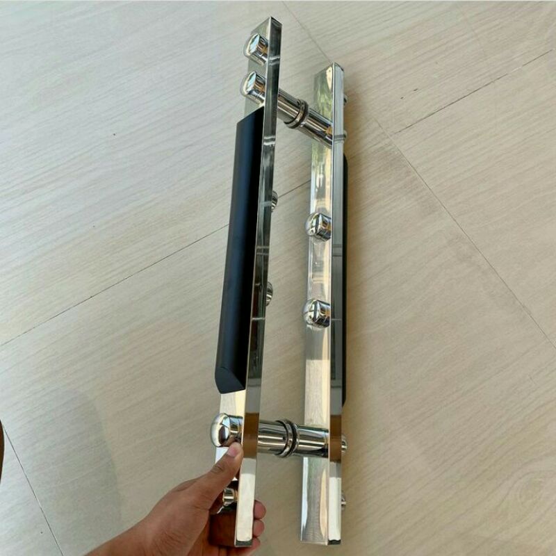 Jual handle pintu rumah modern 60 cm bentuk unik minimalis elegan mewah ...