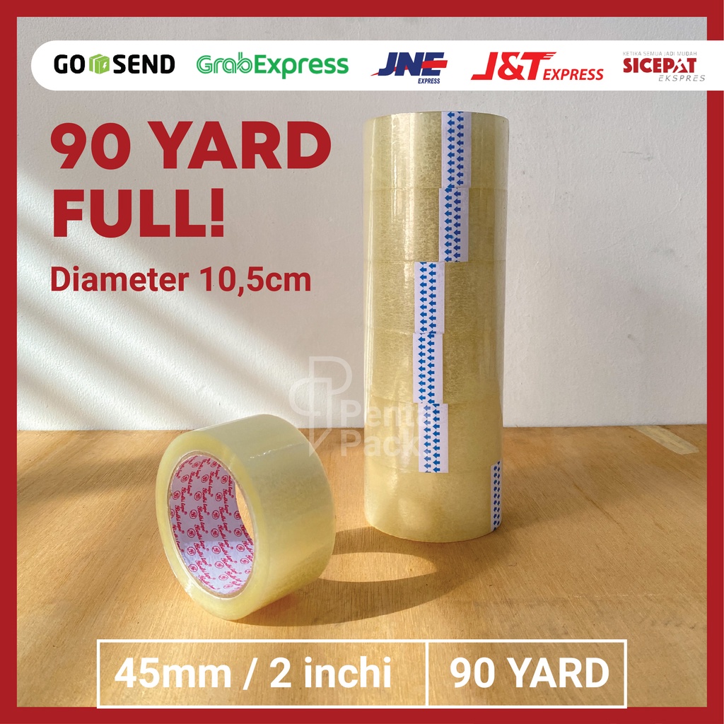 Jual Lakban Selotip Isolasi - BENING (45 mm / 2 inchi X 90 yard FULL) BODHI | Shopee Indonesia