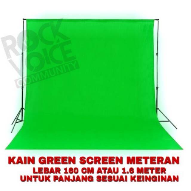 Jual KAIN GREEN SCREEN FOR YOUTUBER & PHOTOGRAFI | Shopee Indonesia