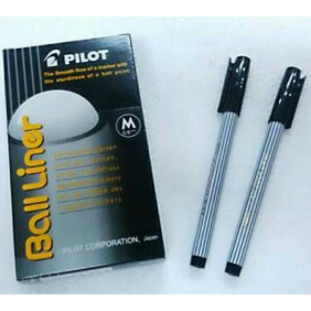 Jual Pena Pilot Balliner 1.0 Hitam / Biru | Shopee Indonesia