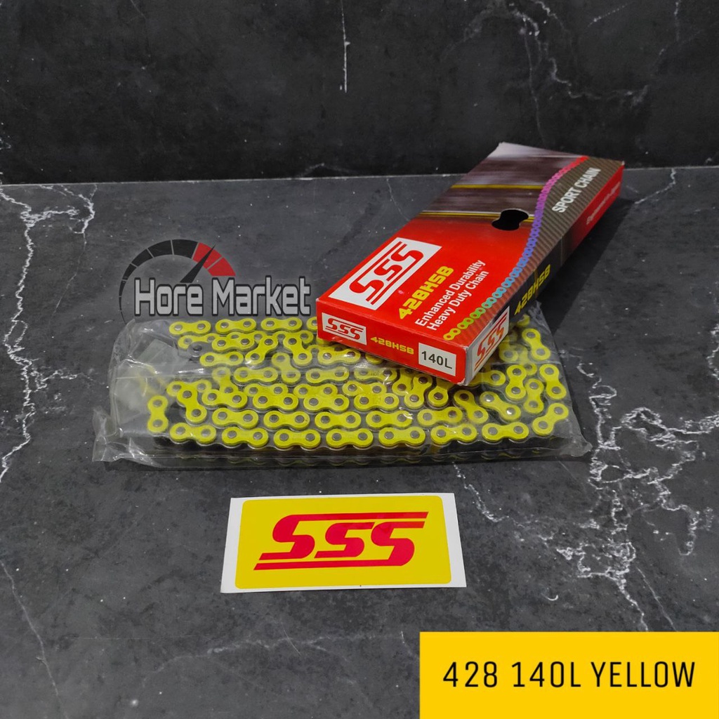 Jual RANTAI SSS 428 130L 140L WARNA VIXION NINJA 150 RR CB CBR 150R GSX MX KING R15 VVA V2 RX ...