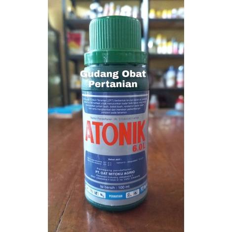 Jual ATONIK 6.0 L Kemasan 100ml Pupuk Zat Pengatur Tumbuh Tanaman ...
