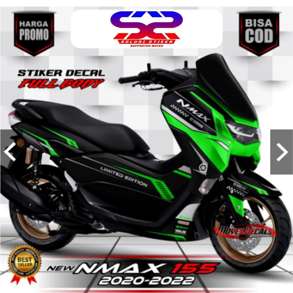 Jual STIKER DECAL New NMAX STIKER Decal New NMAX 155 Variasi Hijau FULL ...