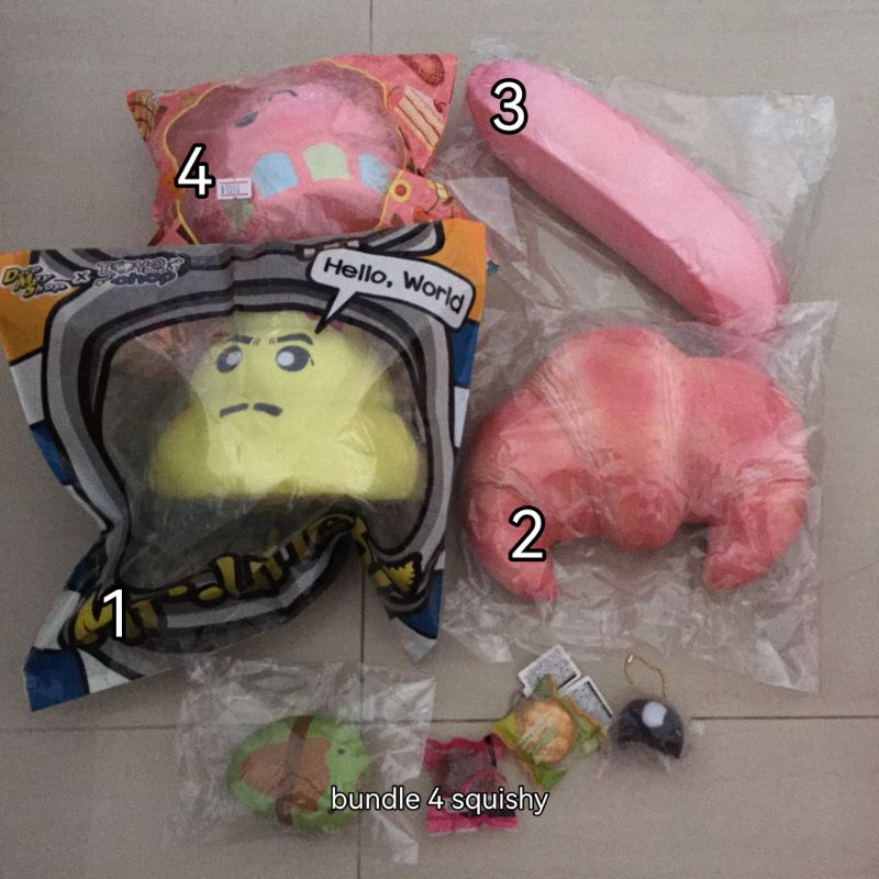 Jual toysboxshop mr unchie puni maru jumbo croissant pink banana osc ...