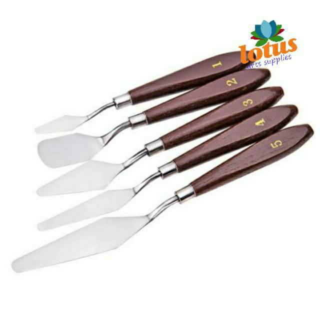 Jual Palette Painting Knife Spatula Pisau Palet Lukis isi 5 | Shopee ...