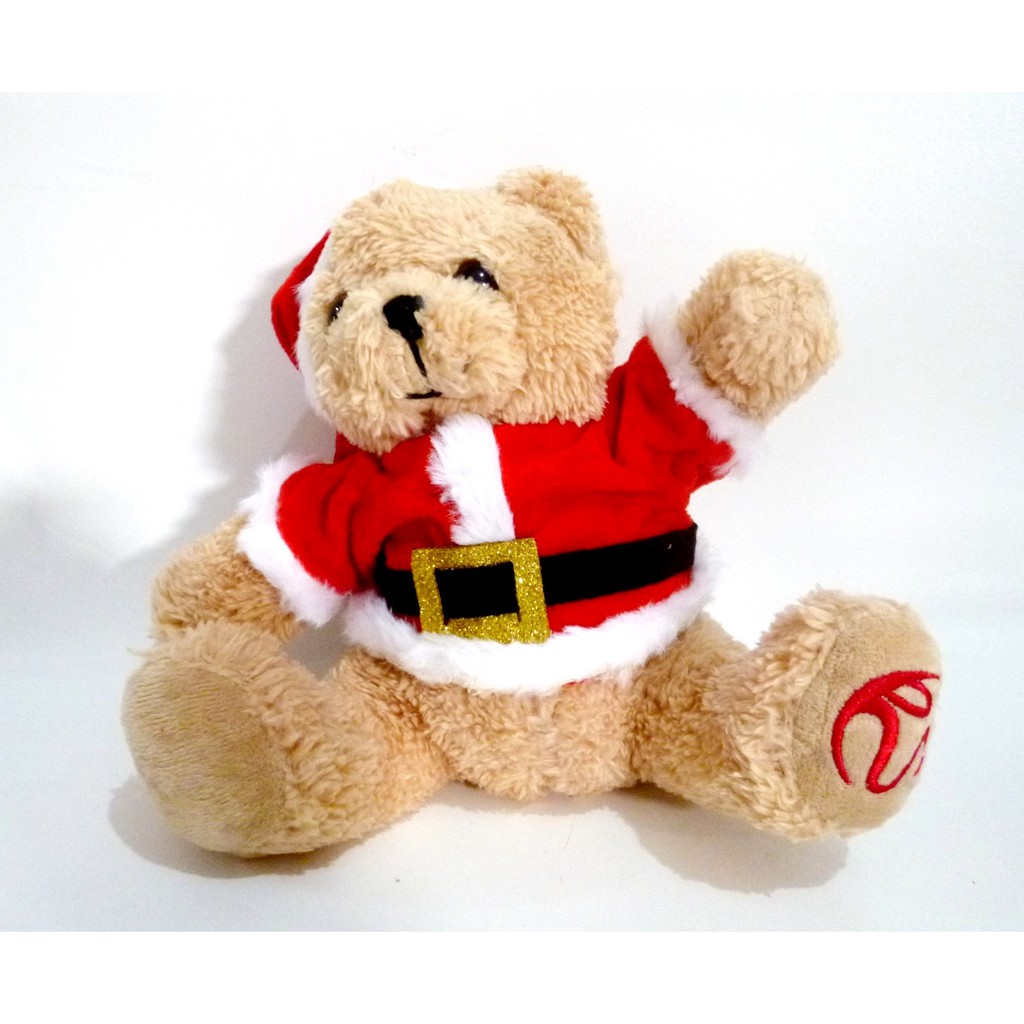 Jual Boneka Teddy Bear Santa Christmas Original Resort World | Shopee ...
