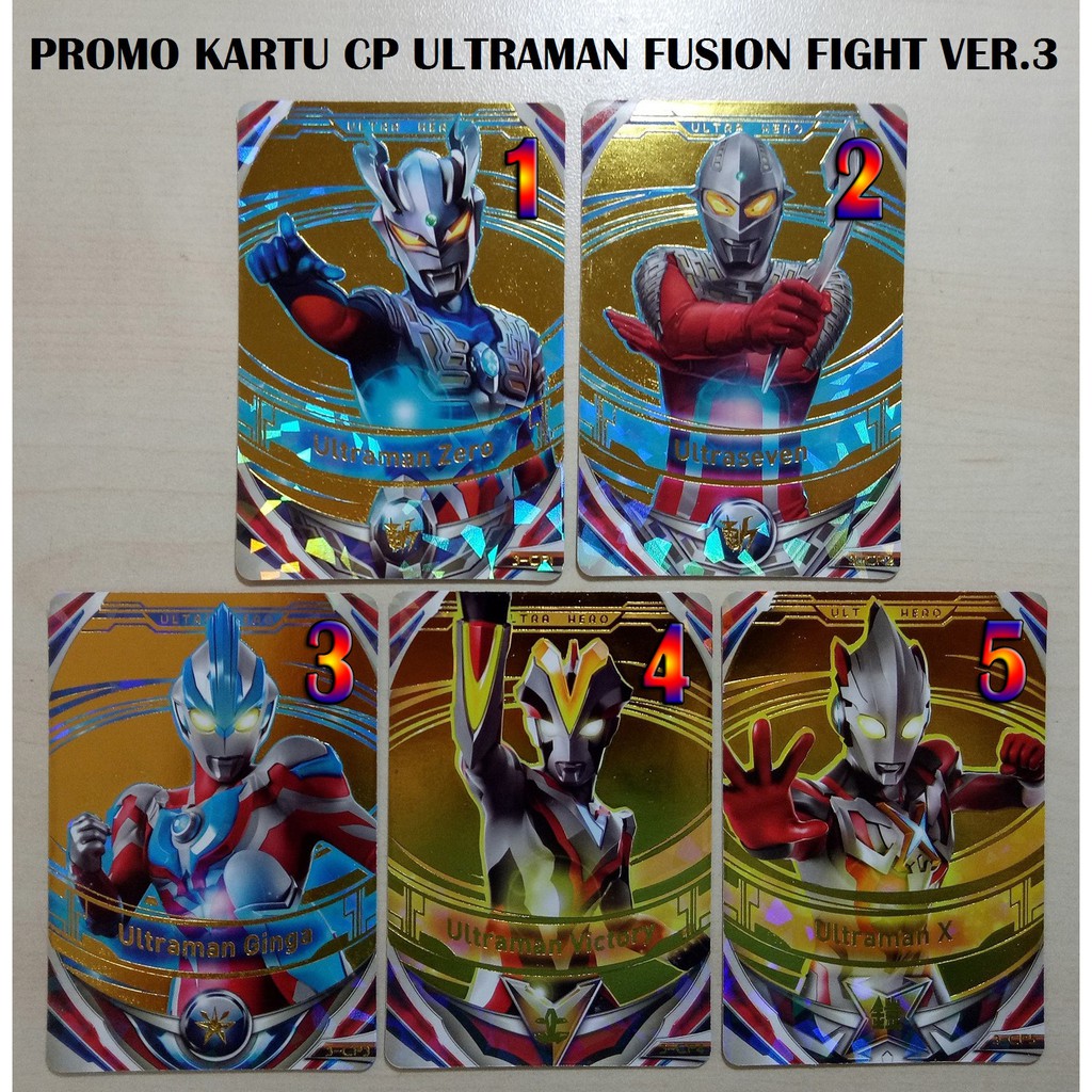 Jual Ultraman Fusion Fight Ver.3 CP Card Ultraman (Satuan) | Shopee ...