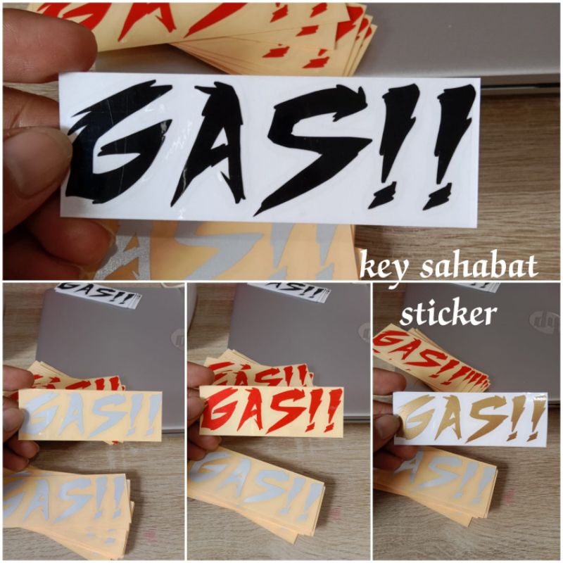 Jual STICKER GAS!! CUTTING | Shopee Indonesia