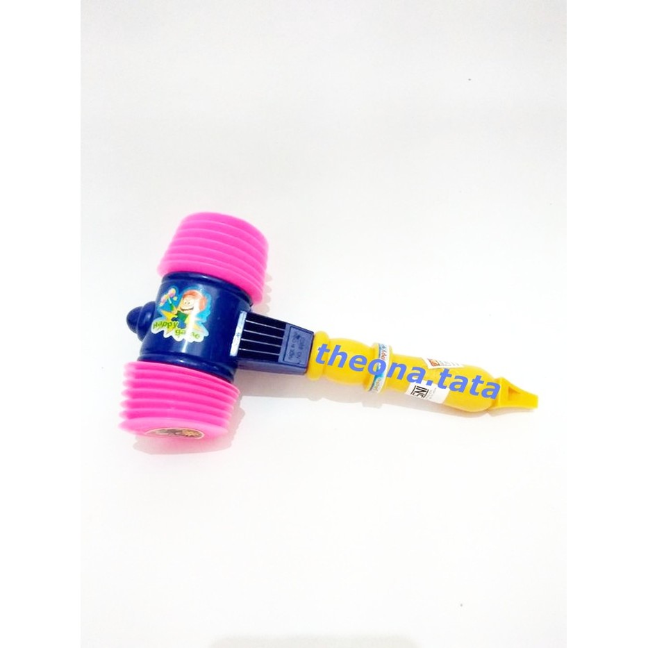 Jual Mainan Anak Palu Bunyi Lucu 25 cm ( JUMBO / BESAR / LARGE / BIG ...