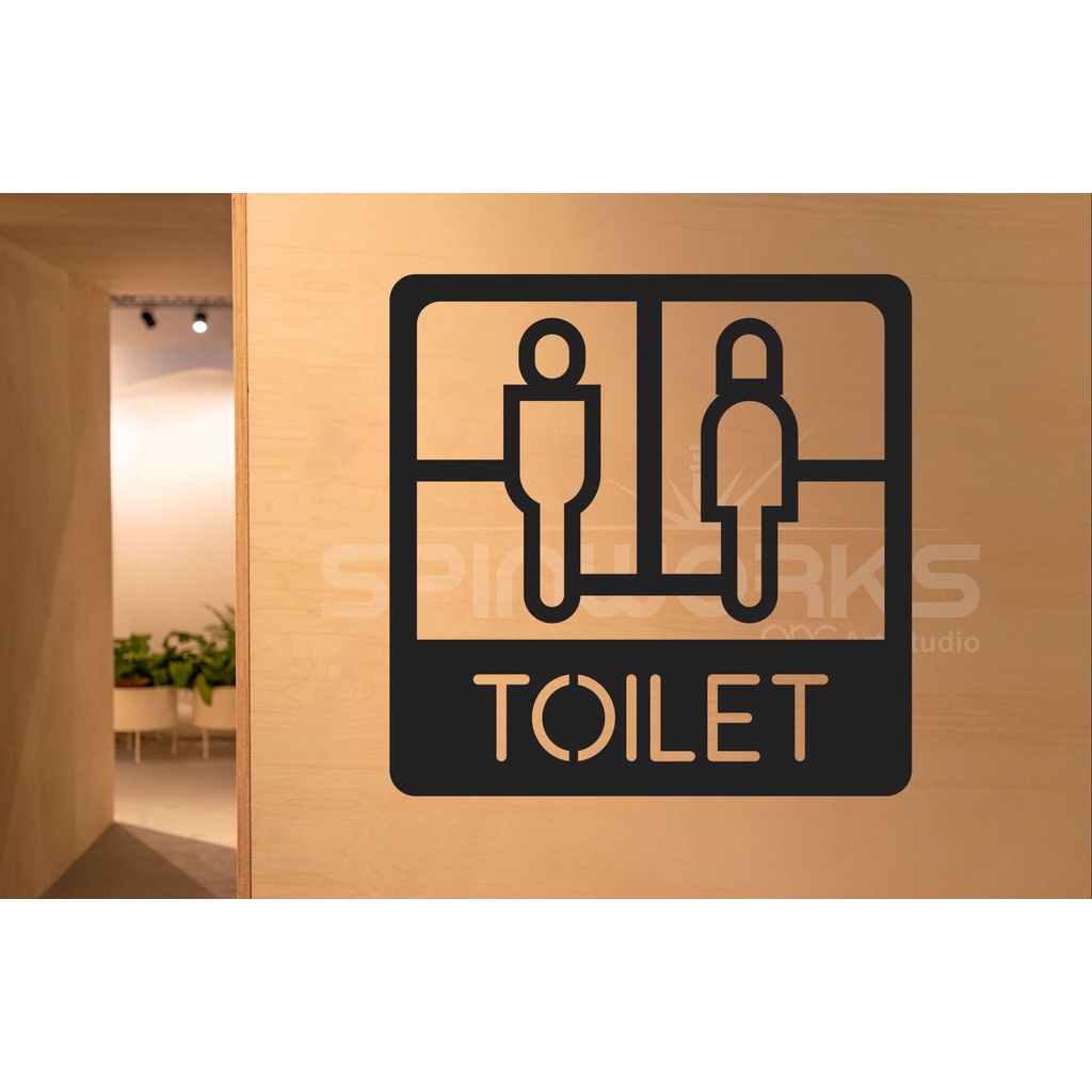 Jual Toilet Sign Akrilik Full Cutting / Sign Akrilik / Petunjuk Publik ...