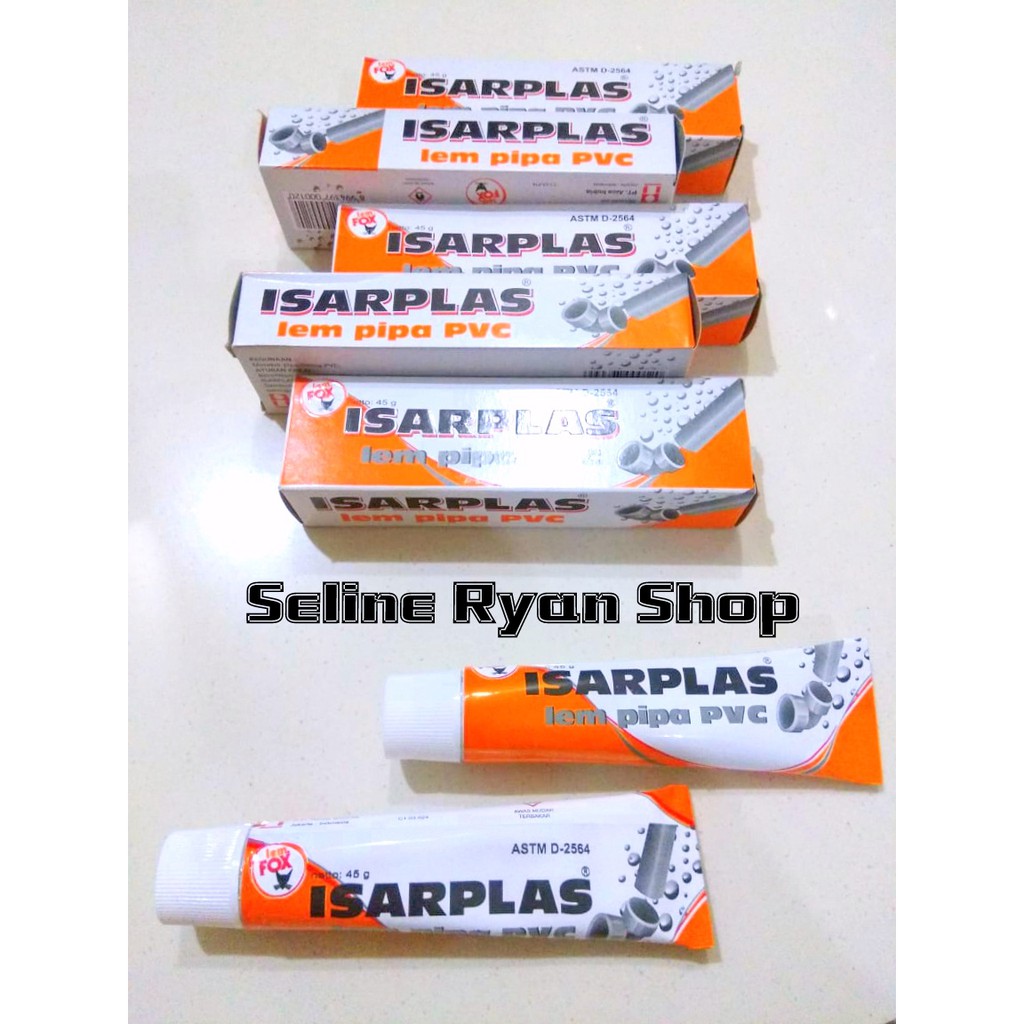 Jual Lem Pipa/ Lem PVC ISARPLAS Tube 40gr | Shopee Indonesia