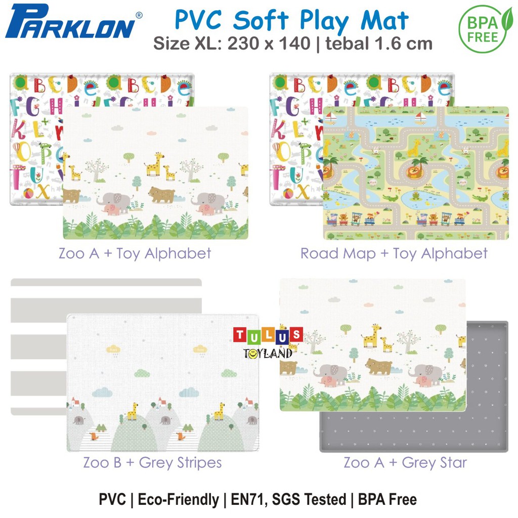 Jual Parklon Playmat PVC Size XL Original Soft Mat Karpet Bermain Anak ...
