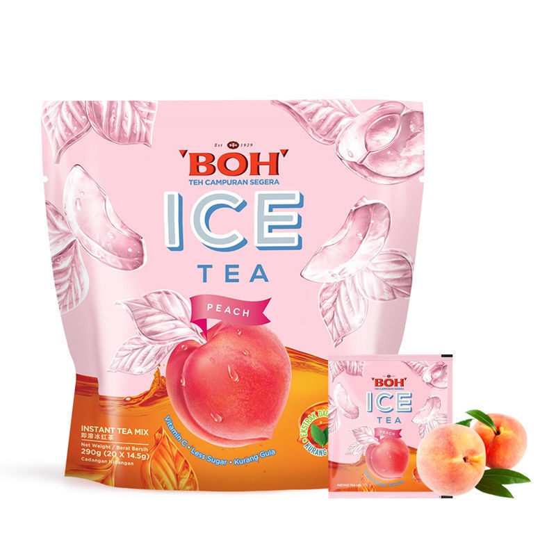 Jual BOH Ice Tea Peach (1 sachet) | Shopee Indonesia