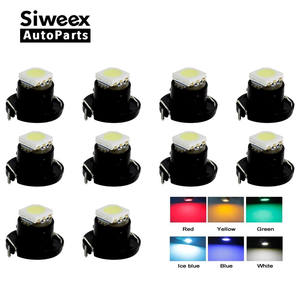 Jual 10 Buah/Banyak T4.7 NW8 Lampu LED Dash Board Panel Instrumen ...