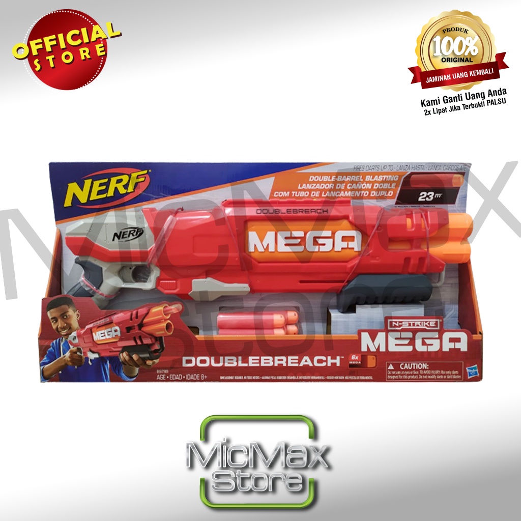 Jual Nerf mega Doublebreach double breach Mainan Original Asli hasbro | Shopee Indonesia