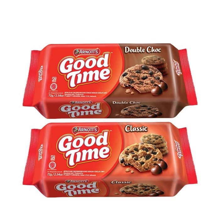 Jual GOOD TIME COOKIEST 72 GR / KUE KERING / SNACK COKLAT / BISKUIT ...