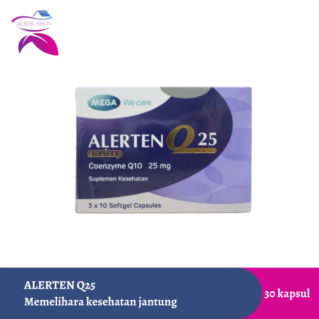 Jual Alerten Q25 Mega We Care Memelihara Kesehatan Jantung | Shopee ...