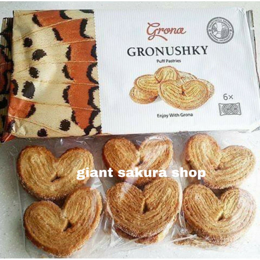 Jual Grona Gronushky puff pastries / snack import / biskuit import ...