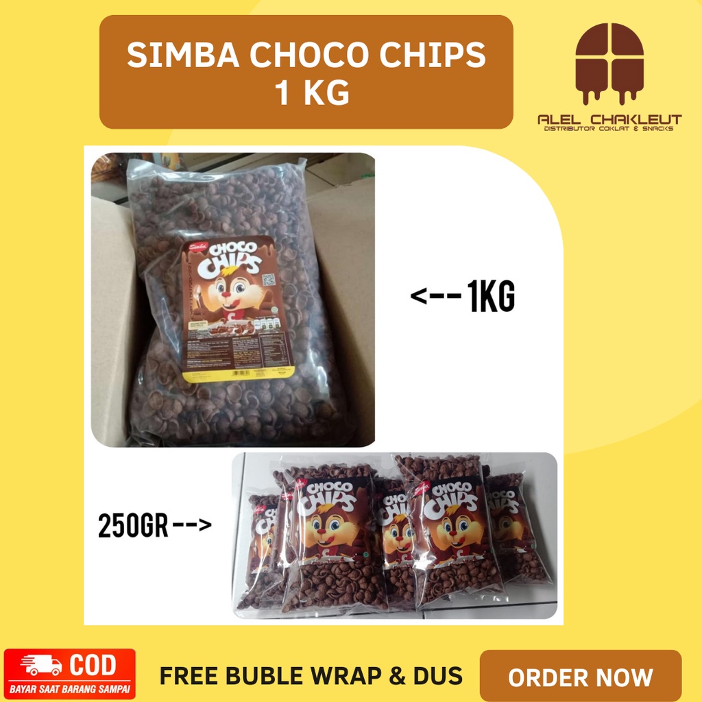 Jual Simba Choco Chips Original Kemasan 1 Kg | Shopee Indonesia