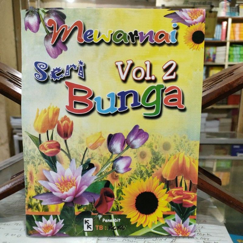 Jual Buku mewarnai Seri bunga | Shopee Indonesia