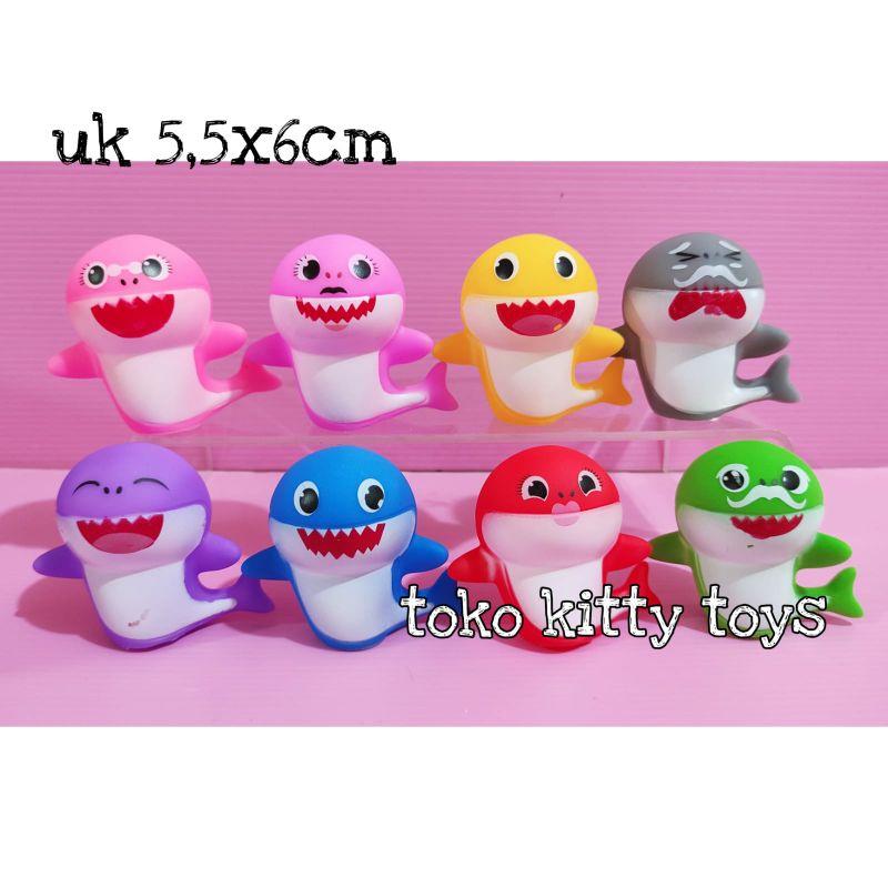 Jual FIGURE BABY SHARK PING FONG SET 8 HIASAN MINIATUR TOPPER CAKE ...