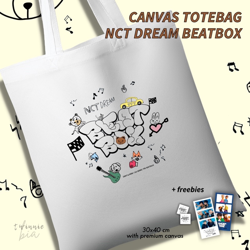 Jual CANVAS TOTEBAG BEATBOX NCT DREAM | Shopee Indonesia