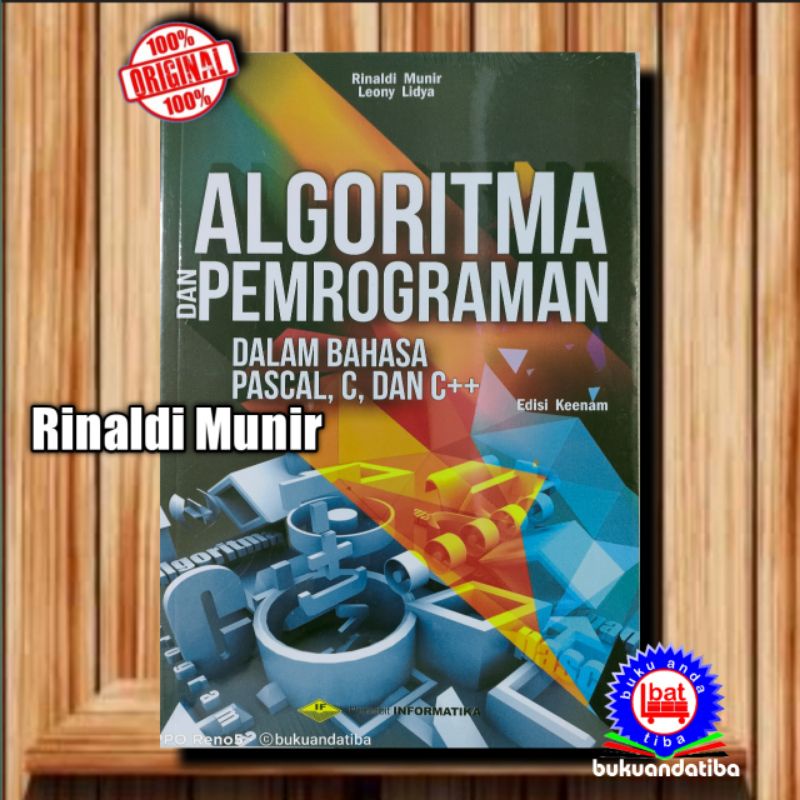 Jual ALGORITMA DAN PEMROGRAMAN DALAM BAHASA PASCAL, C, DAN C++ EDISI KEENAM | Shopee Indonesia