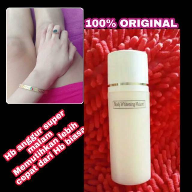 Jual Body whitening malam / hb dosting anggur / hb dosis tinggi whitening | Shopee Indonesia