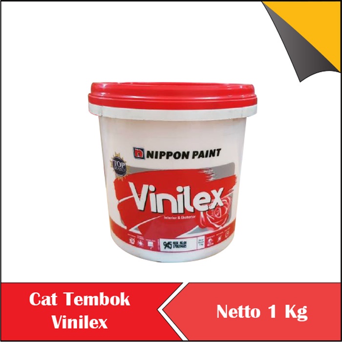 Jual CAT TEMBOK VINILEX INTERIOR EKSTERIOR 1KG 1 KG VINILEX 300 PUTIH ...