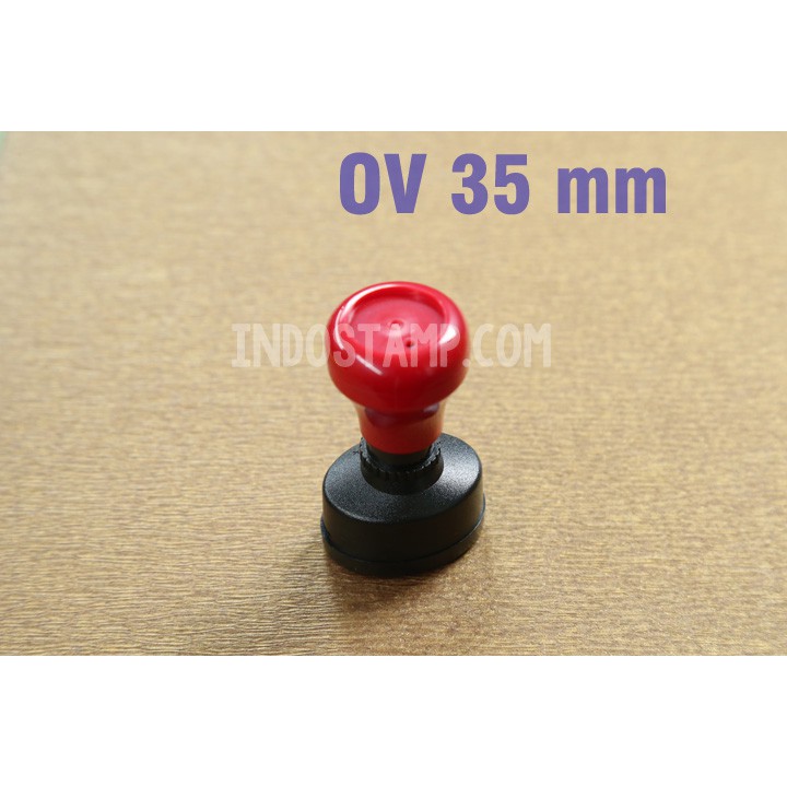 Jual gagang stempel OV35 oval 35mm automatic 3CM flash stamp handle ...