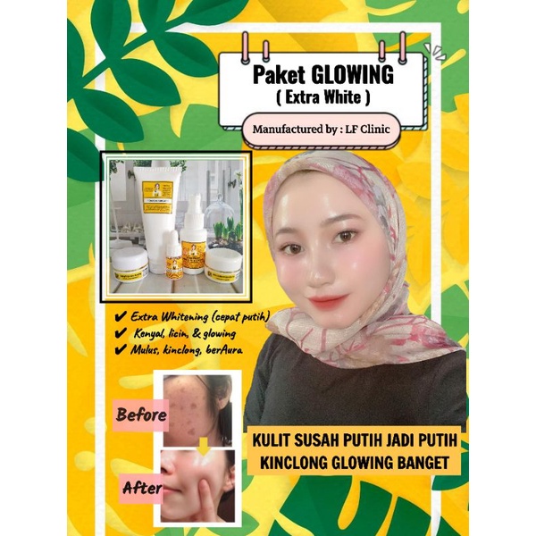 Jual Paket GLOWING extra white - Susah putih - Cepat putih glowing ...