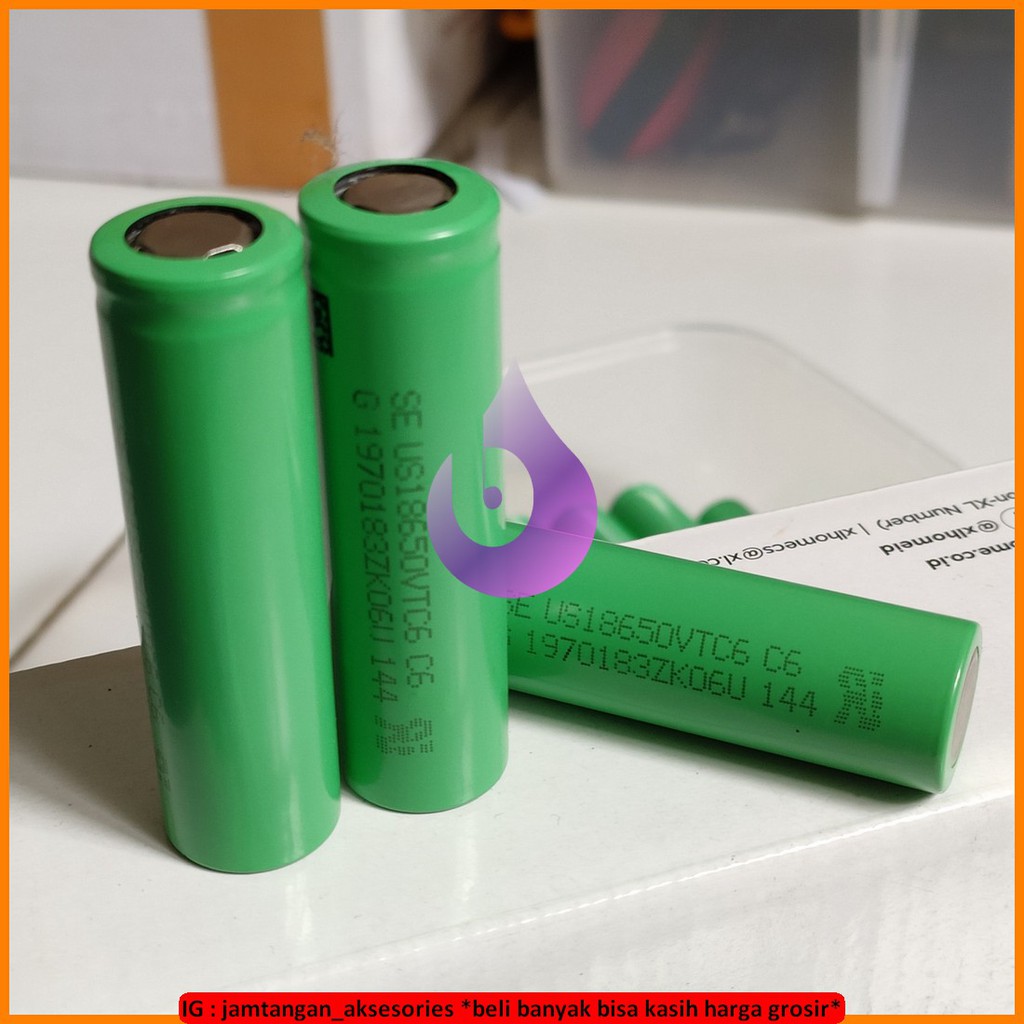 Jual BATERAI BATTERY BATREI VAPE ROKOKELECTRIK 18650 RECHARGEABLE RATA ...