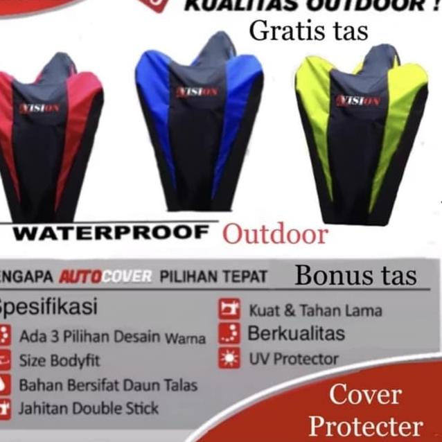 Jual (TERBAIK!) Sarung Motor Vision Yamaha NMAX / Penutup Pelindung ...