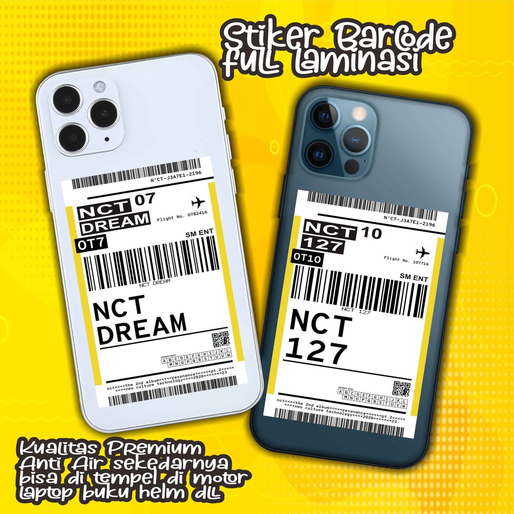 Jual [MINIMAL PEMBELIAN 10K]STIKER AESTHETIC BARCODE NCT GRUP ...