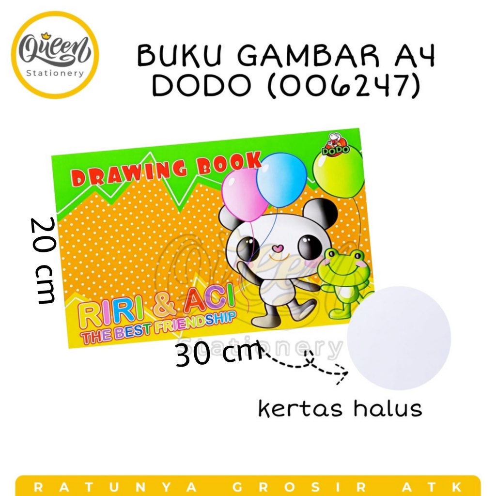 Jual BUKU GAMBAR A4 DODO / DRAWING BOOK /BUKU MEWARNAI (006247 ...