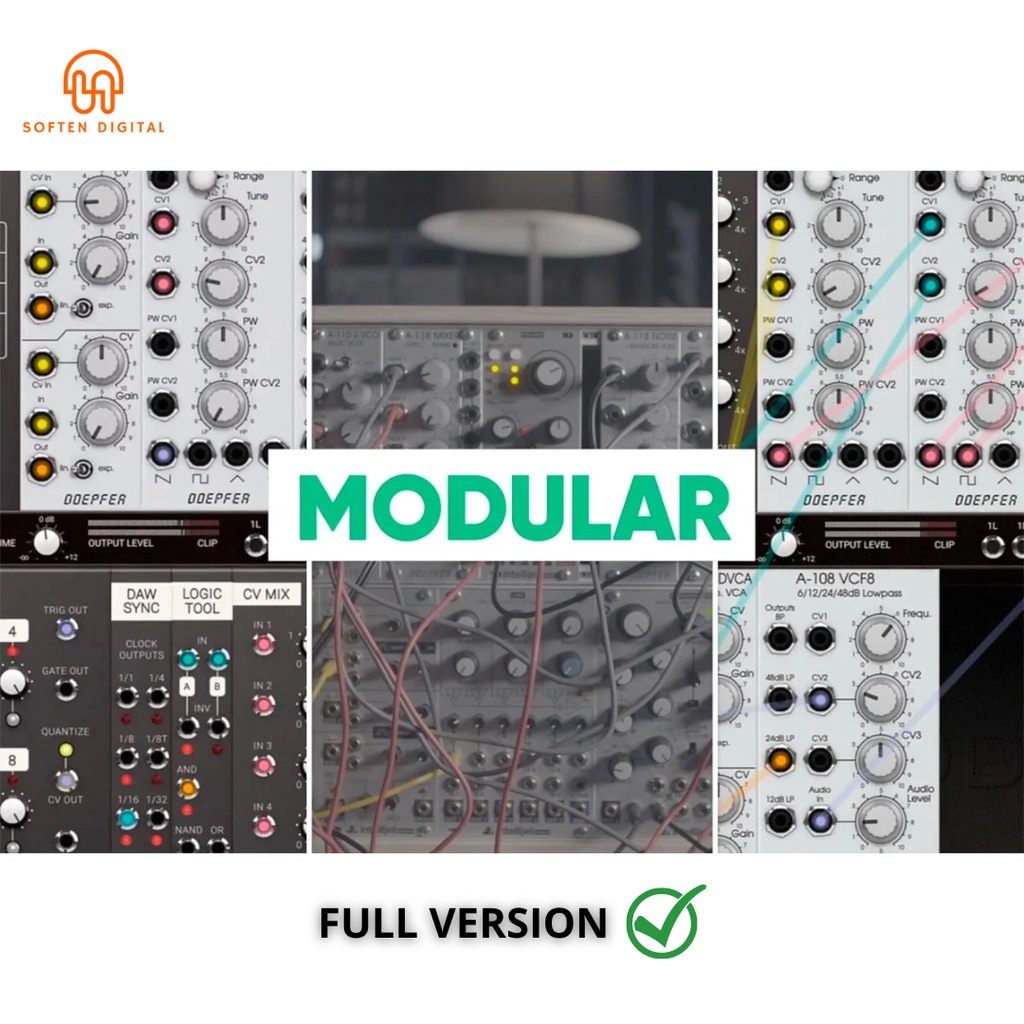 Jual Softube Modular v2 VST Plugin produce the sonic extremes of which a modular system ...