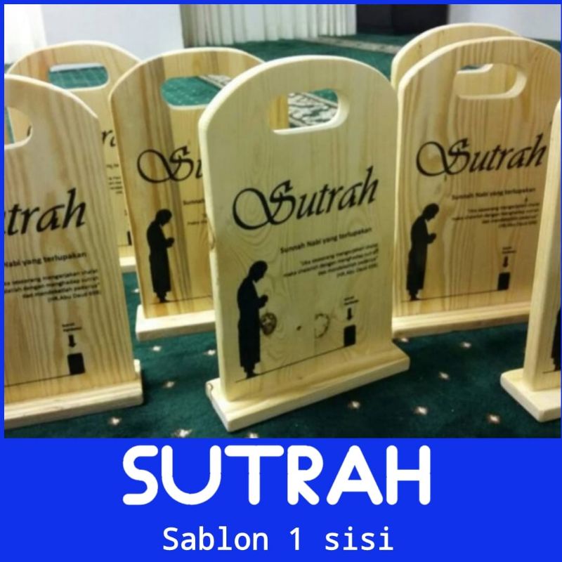Jual Sutrah Solat Sablon 1 sisi - Sutroh Pembatas sholat | Shopee Indonesia