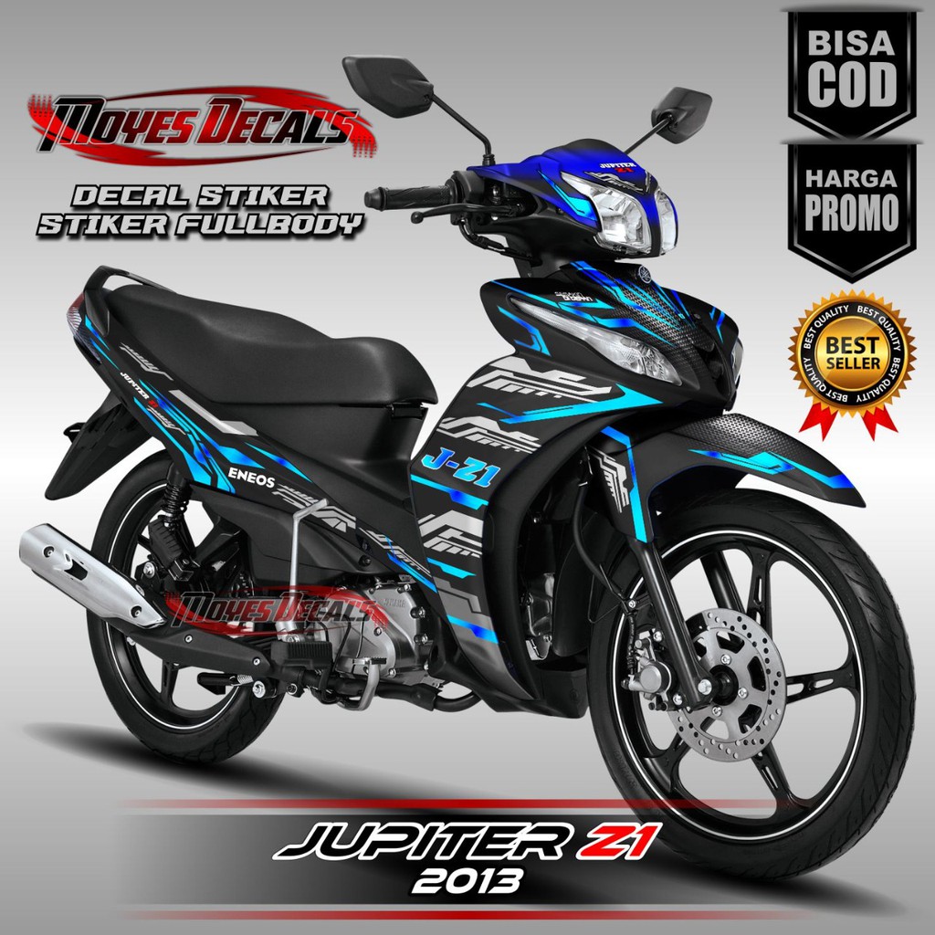 Jual stiker motor jupiter Z1 terbaru matrix line - decal jupiter z1 ...
