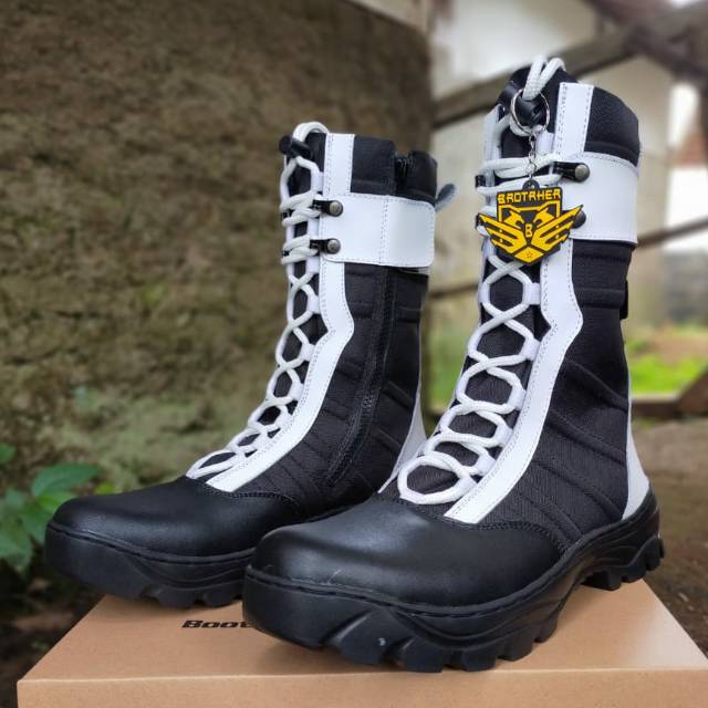 Jual SEPATU PDL NINJA PROVOS POLRI BROTRHER KULIT ASLI SEPATU PDL TNI ...