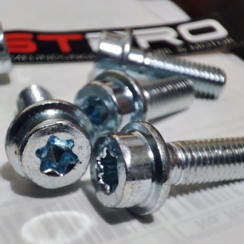 Jual Baut Piringan Cakram Bintang 8x25 / Baut Cakram Bintang 8x25 / Baut Bintang | Shopee Indonesia