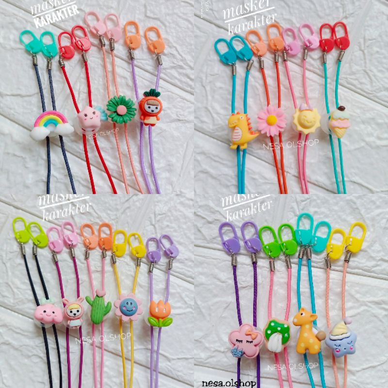 Jual strap masker karakter unik (bisa pilih karakter selama stok masih ...