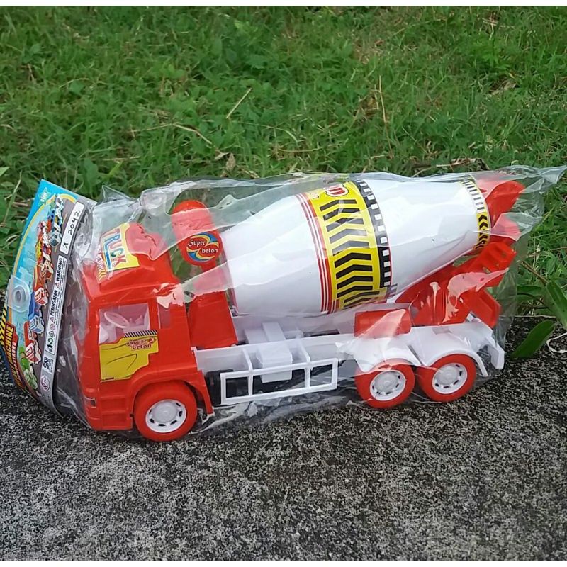 Jual mainan truk mobil molen st 2031 plastik mainan mobil molen bisa ...