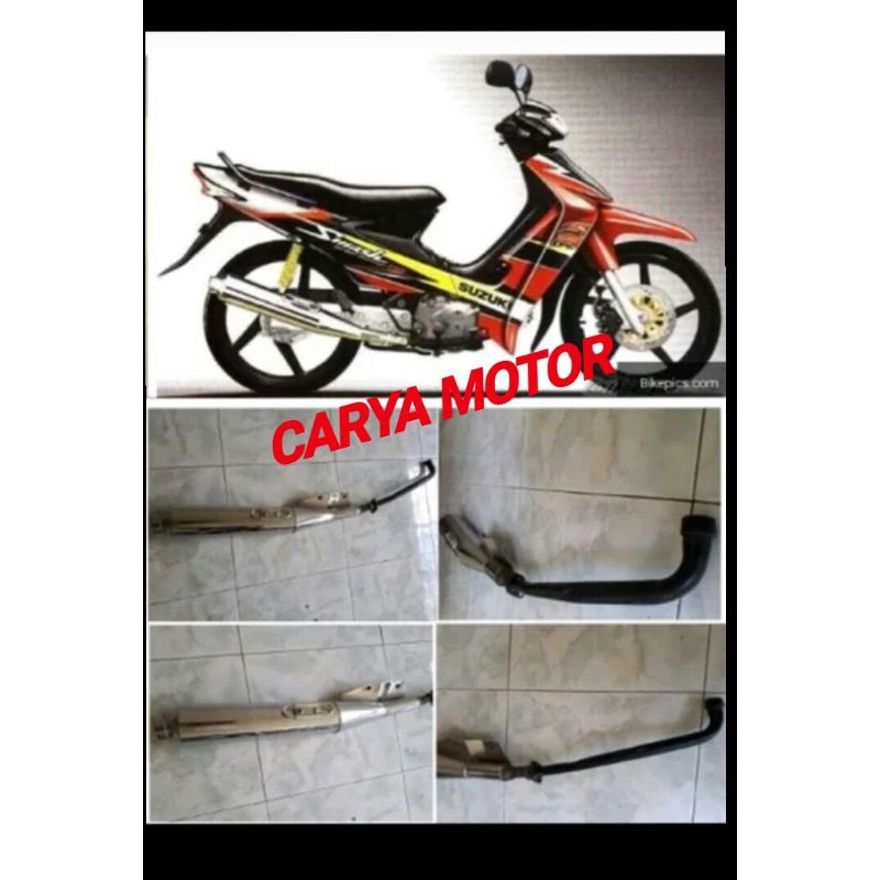 Jual knalpot standar suzuki smash SR asli original c0p0tan bawaan motor ...
