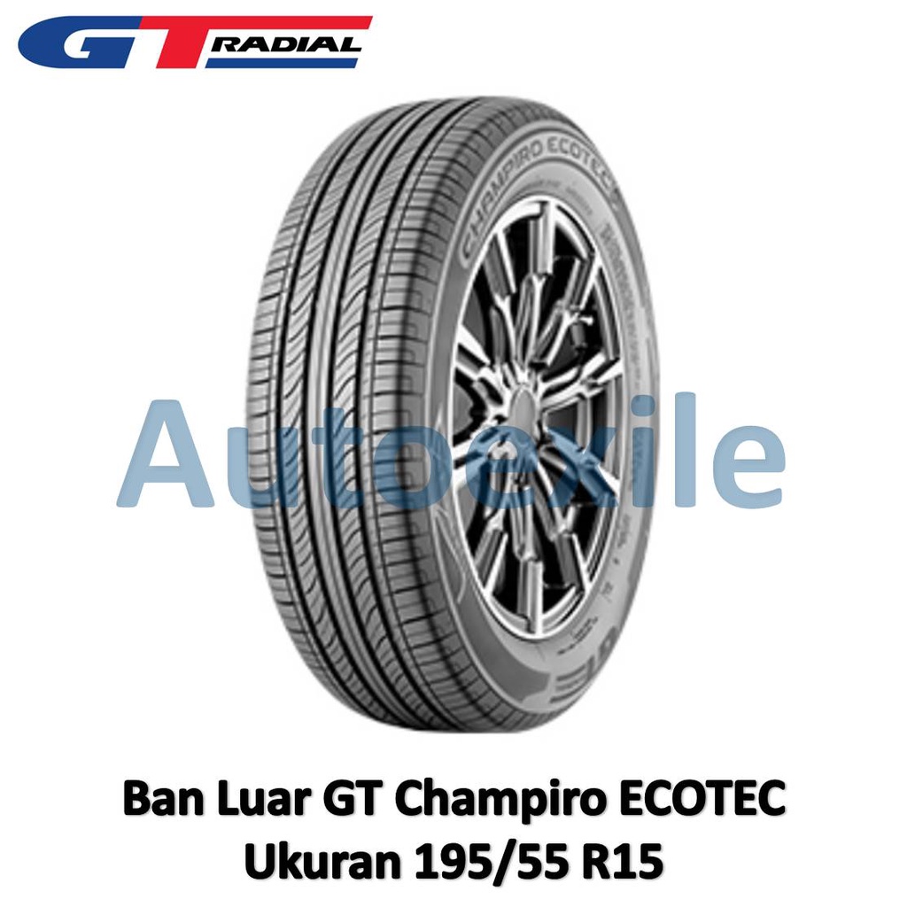Jual Ban Luar GT 195/55 R15 Champiro ECOTEC Tubeless Radial Nano Tech ...